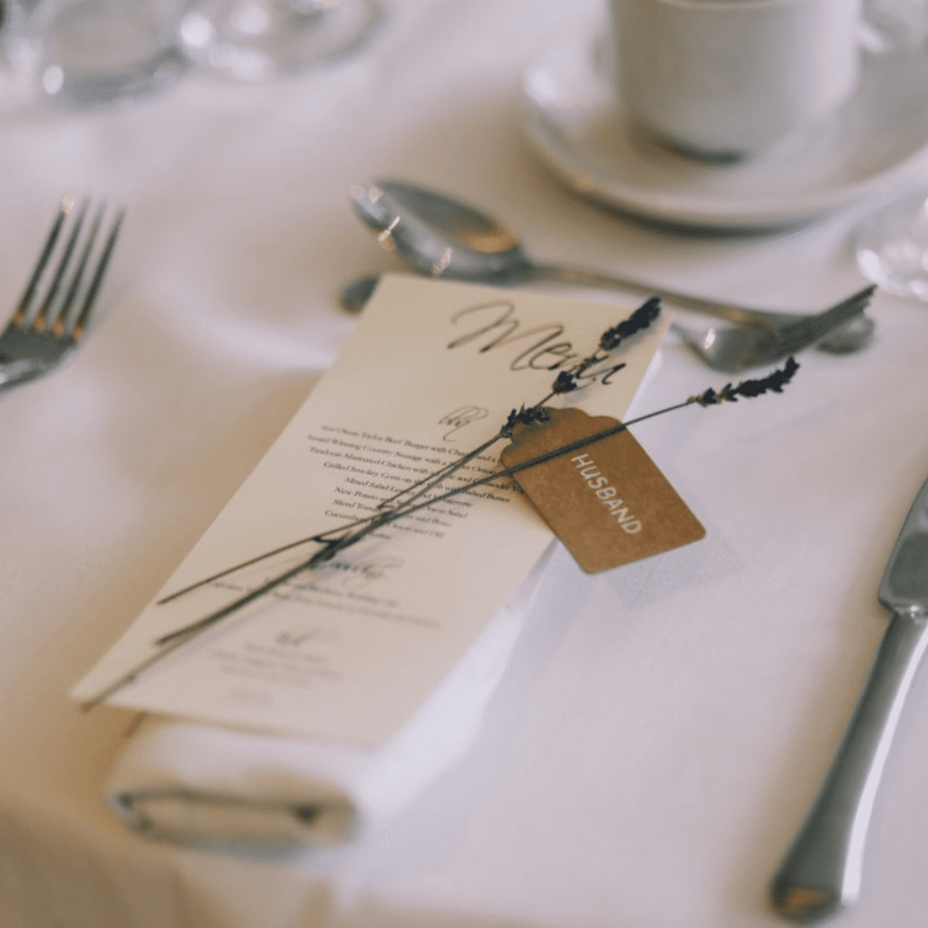 Triunfa con el menú el día de tu boda